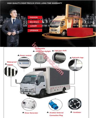 4x2 ELF ISUZU LED screen truck - ISUZU Special vehicle base