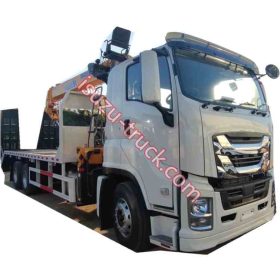 ISUZU low bed crane truck 14MT - ISUZU Special vehicle base