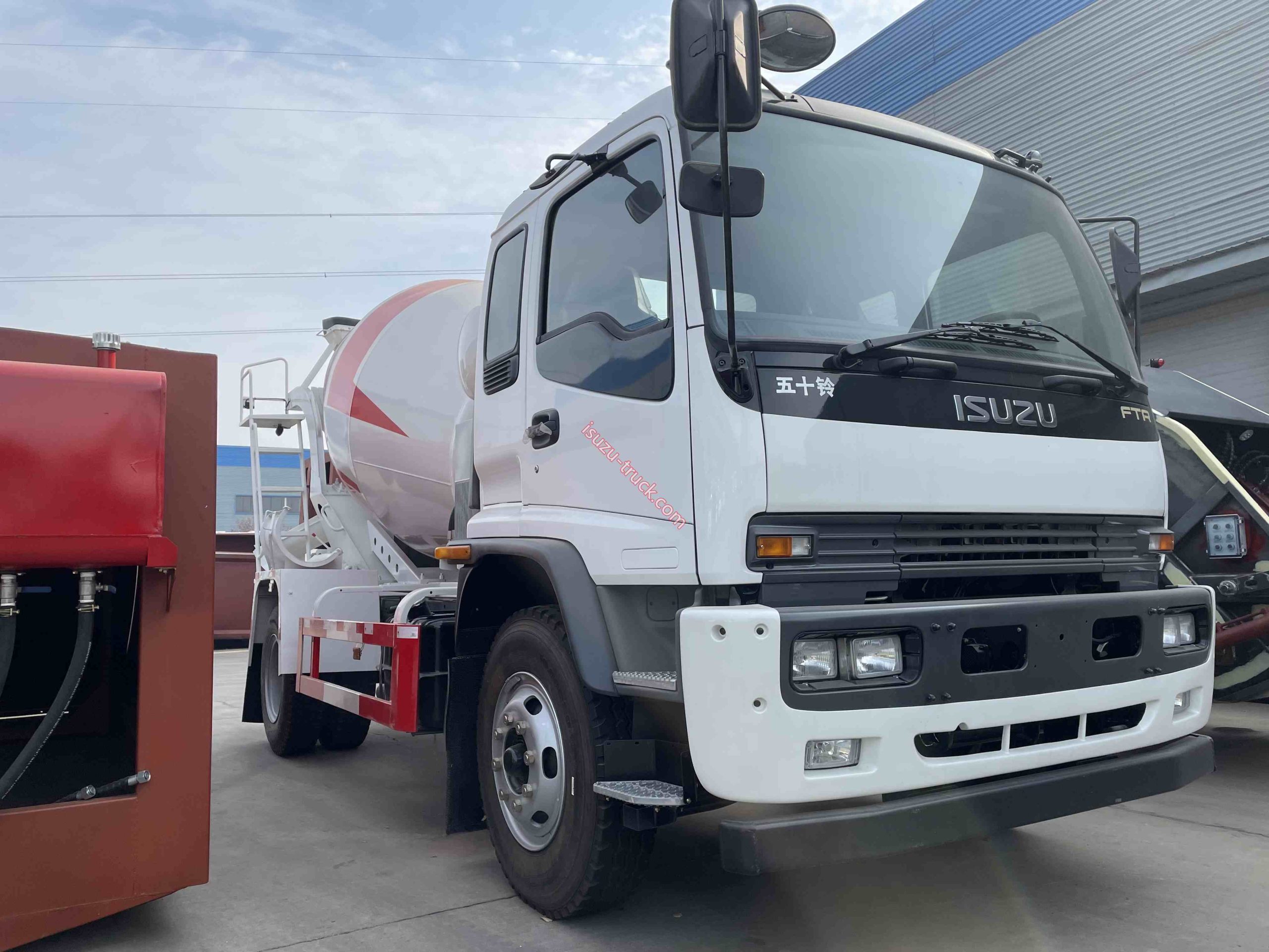 ISUZU concrete mixer truck order finished - ISUZU Special vehicle base